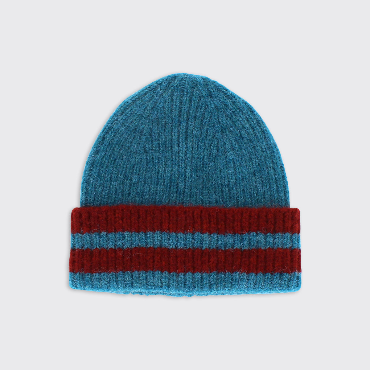 Men's Wool Blend Hat - Teal / Burgundy – Millie Mae