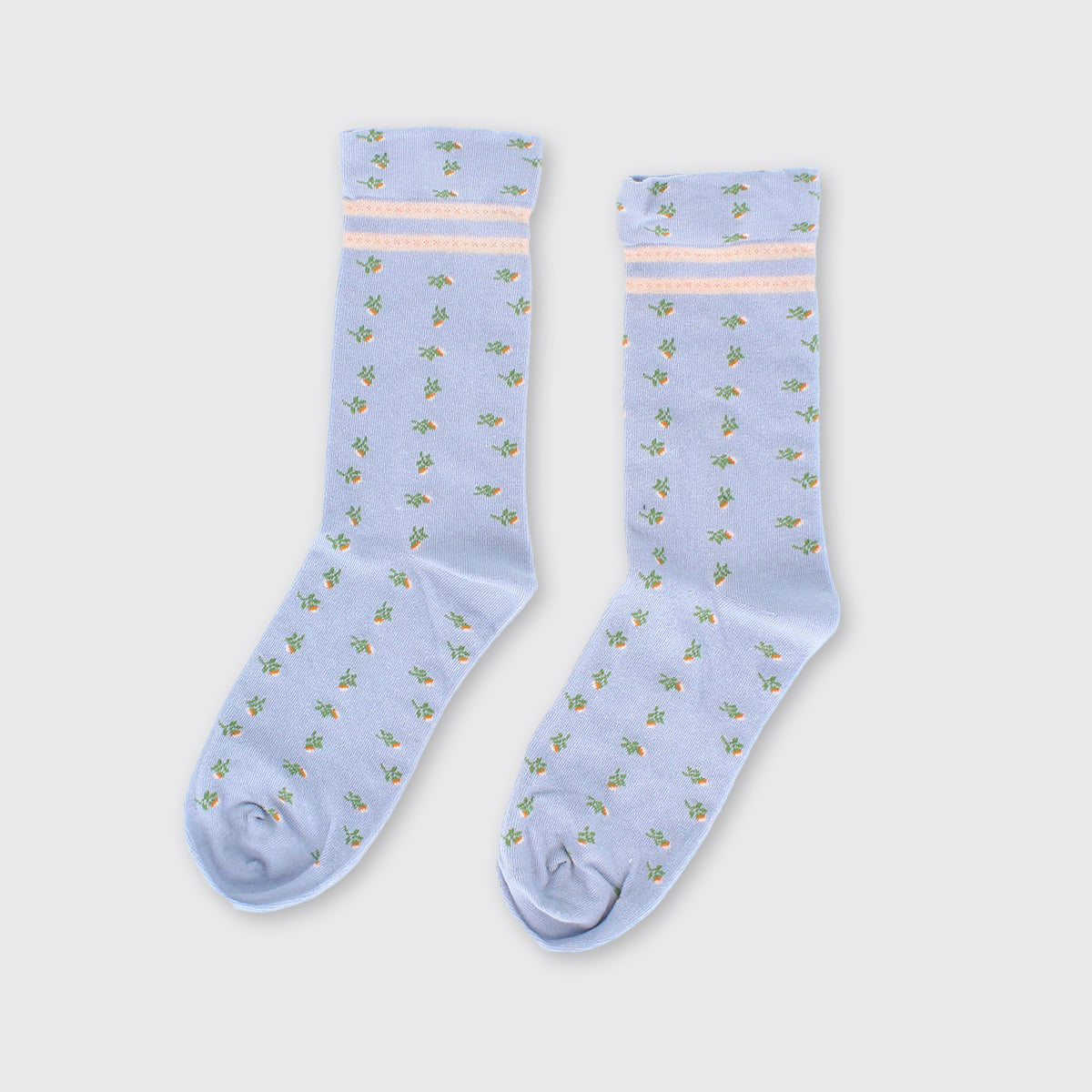 Mini Floral Socks Powder Blue – Millie Mae