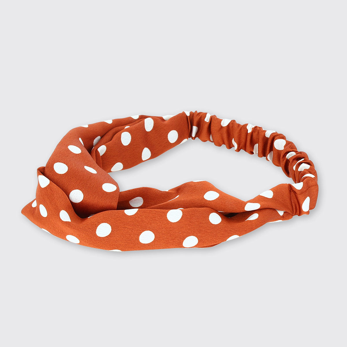 Spotty Soft Headband- Rust – Millie Mae